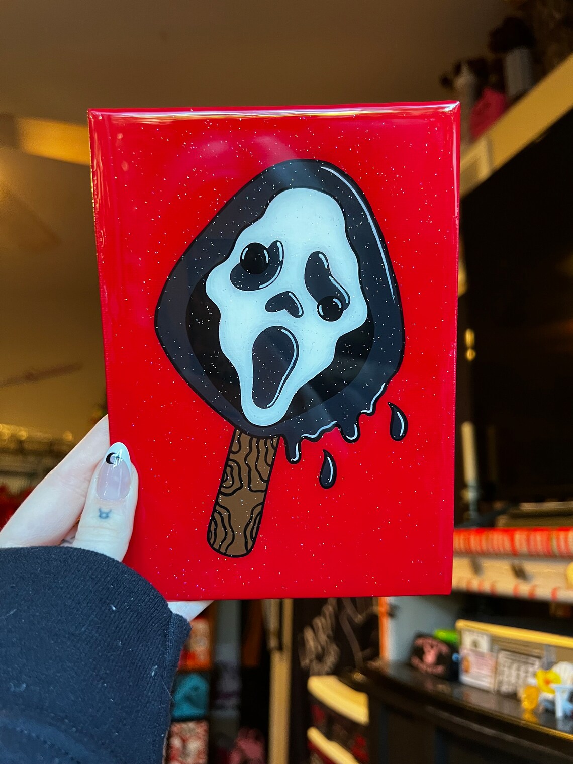 Ghost Popsicle Painting - Etsy
