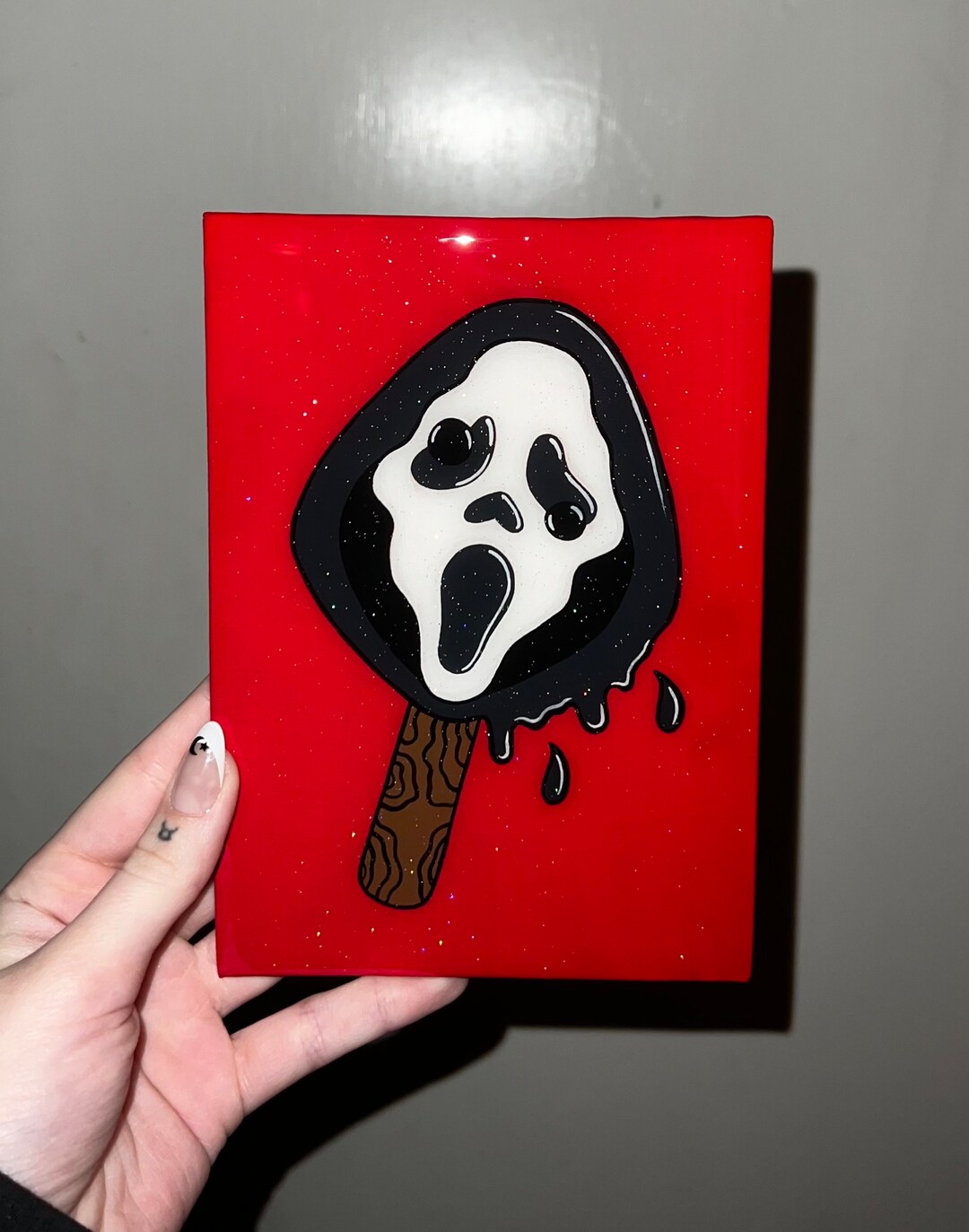 Ghost Popsicle Painting - Etsy