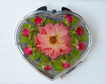 Heart Compact Mirror | Etsy