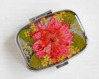 Floral Pill Box | Etsy