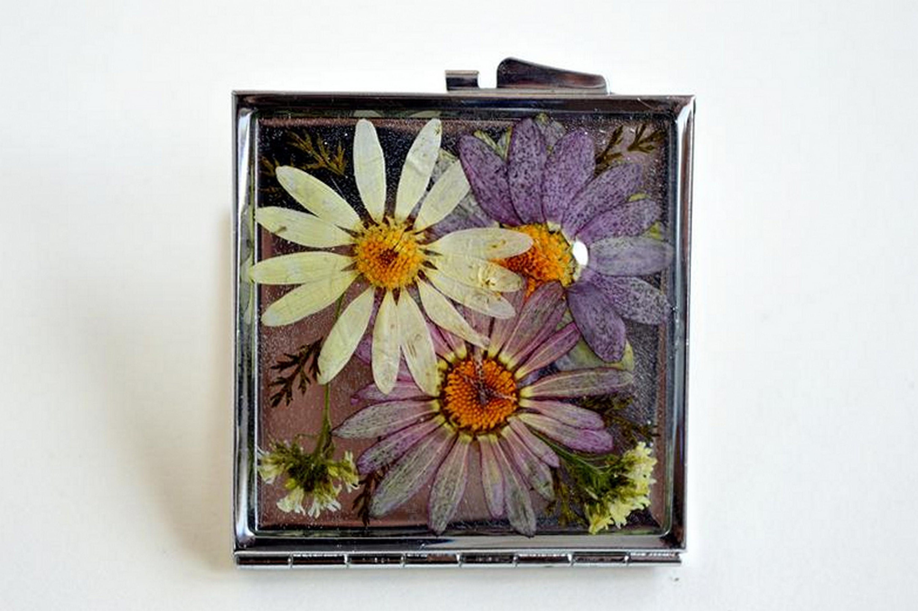 Daisy Pill Case Birth Control Pill Box 4 Day Cute Pill Etsy