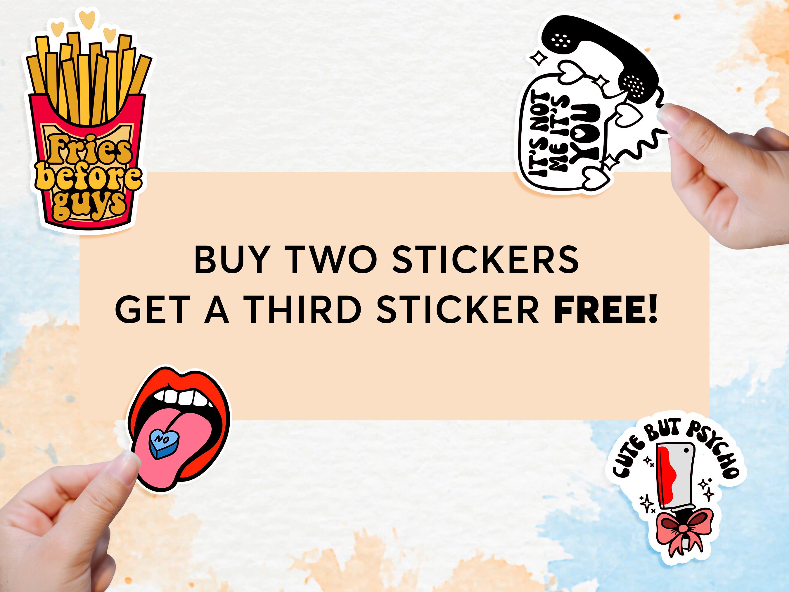 This is Fine Everything is Fine 5 Sizes Sticker , Glossy and Matt ...