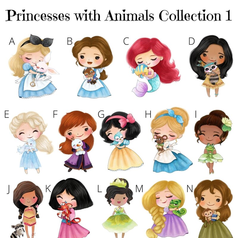 Princess Stickers - Etsy