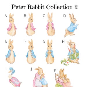 Stickers Peter Rabbit 2 Transparent or White Waterproof Vinyl Stickers ...