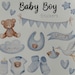 Bundle of Joy Boy Stickers, 12" Cardstock Sticker, Scrapbook Sticker ...