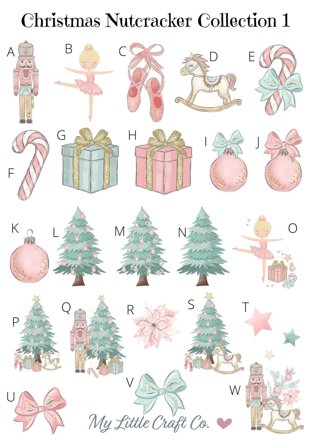 Christmas Nutcracker Stickers, Watercolor Style, Waterproof Vinyl ...