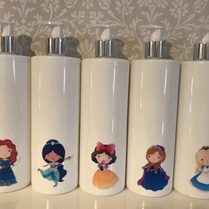 Stickers Princesses Transparent or White Waterproof Vinyl Stickers ...