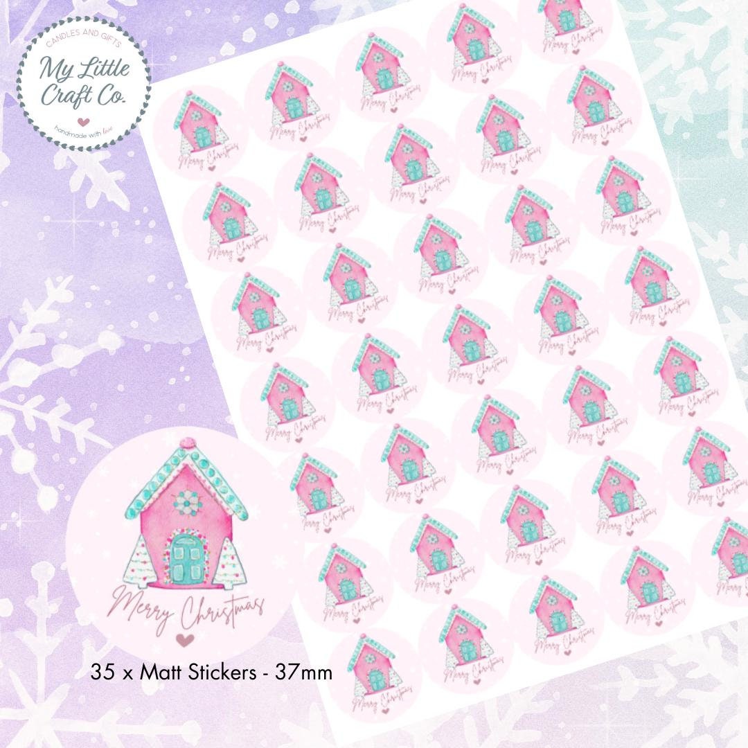 Christmas Stickers, Party, Sweet Cone Sticker, Party Bag, Gift Wrapping ...