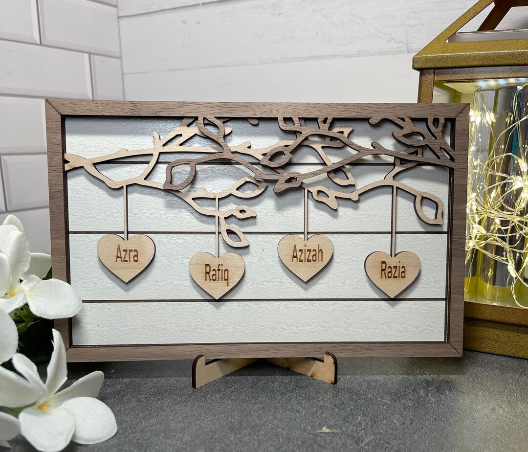 Hanging Hearts Sign - Personalized for You! - Etsy