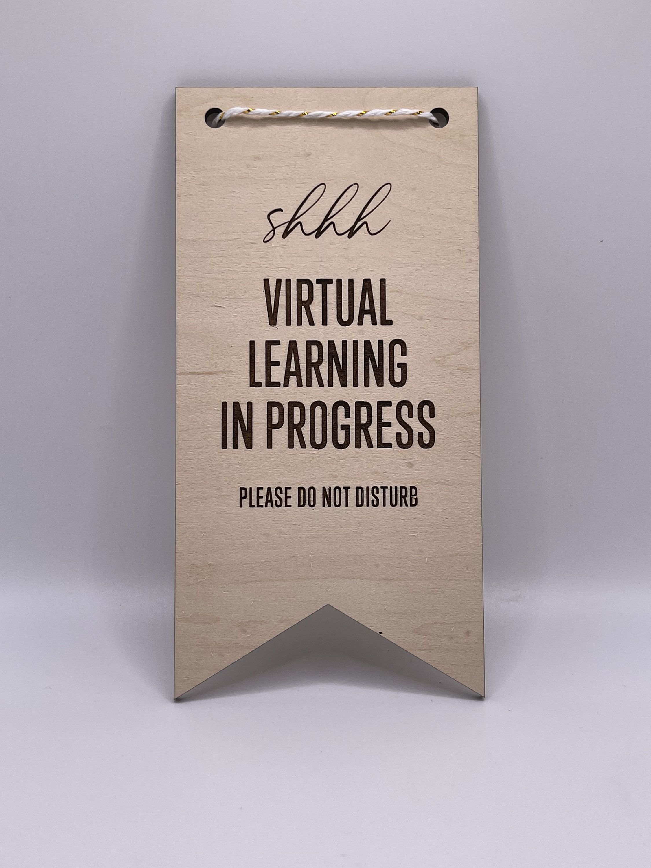 Shhh Quiet Signs virtual Teaching in Progress Virtual | Etsy