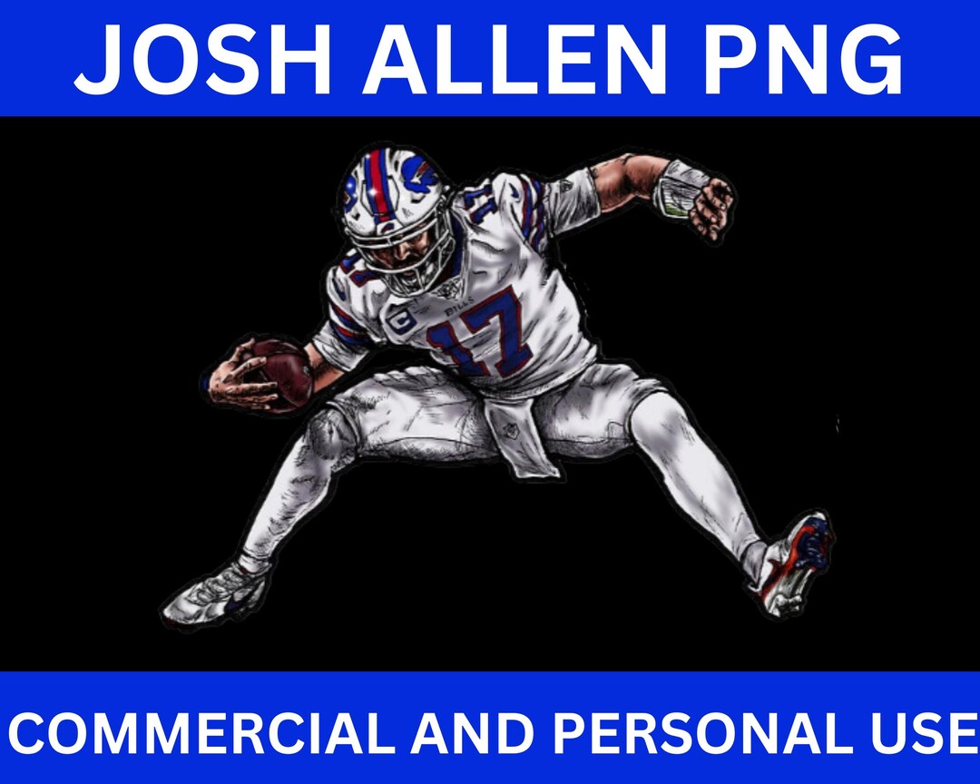 Josh Allen Png, Bills Allen Bootleg Sublimation , Josh Jersey Buffalo ...