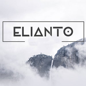 Elianto-hand-drawn Serif Font With Extras, Modern Font, Boho Font ...