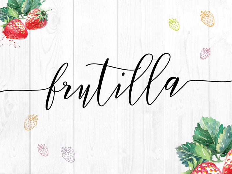 Script Font Bundle Brush Font Calligraphy Font Signature - Etsy