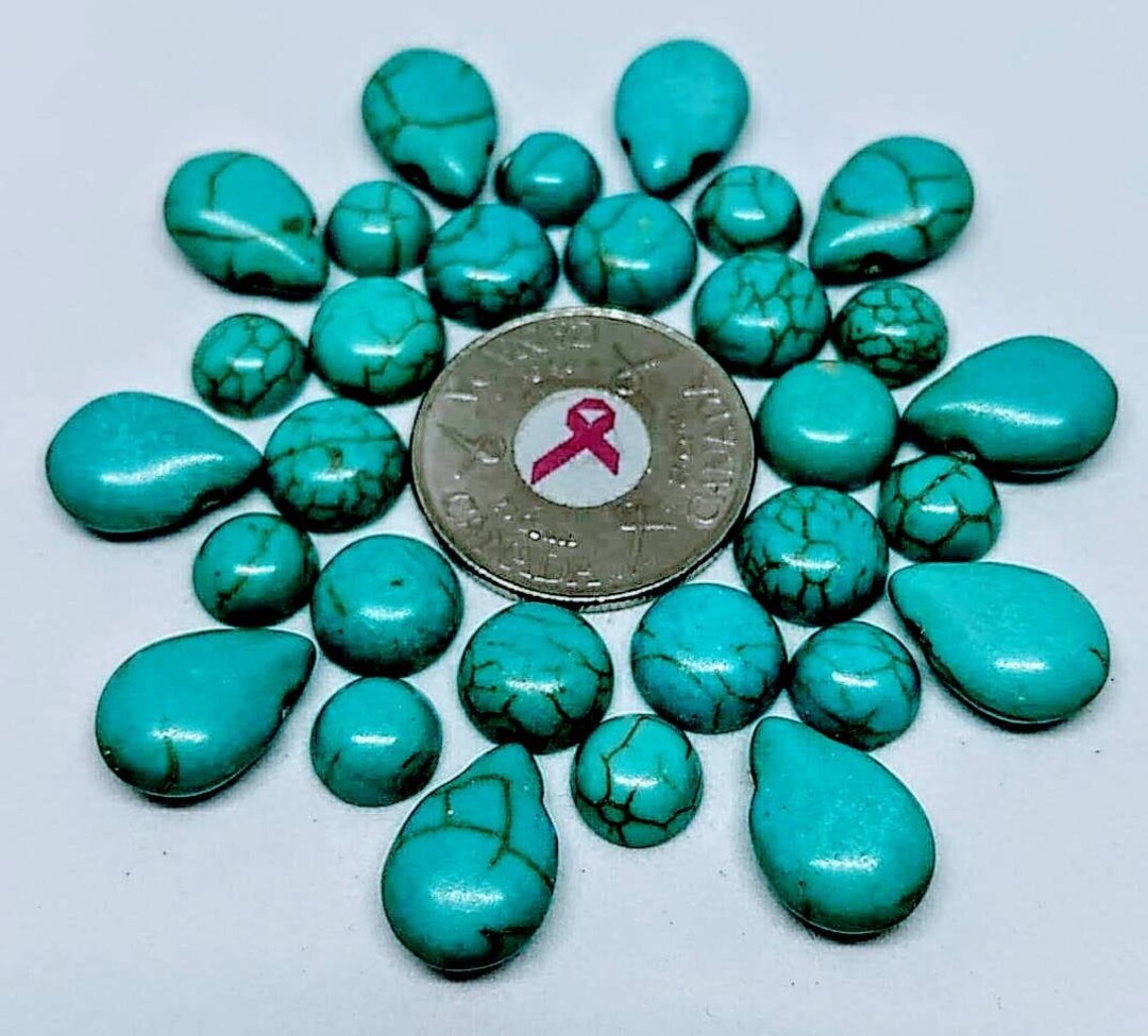 Turquoise Cabs Bead DIY Beading Crafts Indigenous MMIW Jewelry Necklace ...