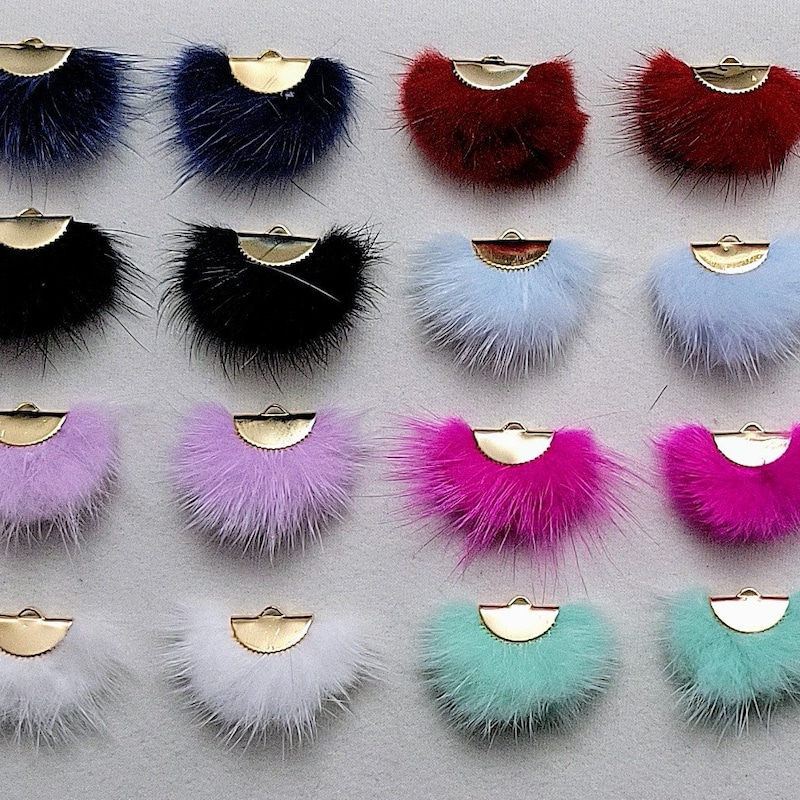 Fur Earrings - Etsy
