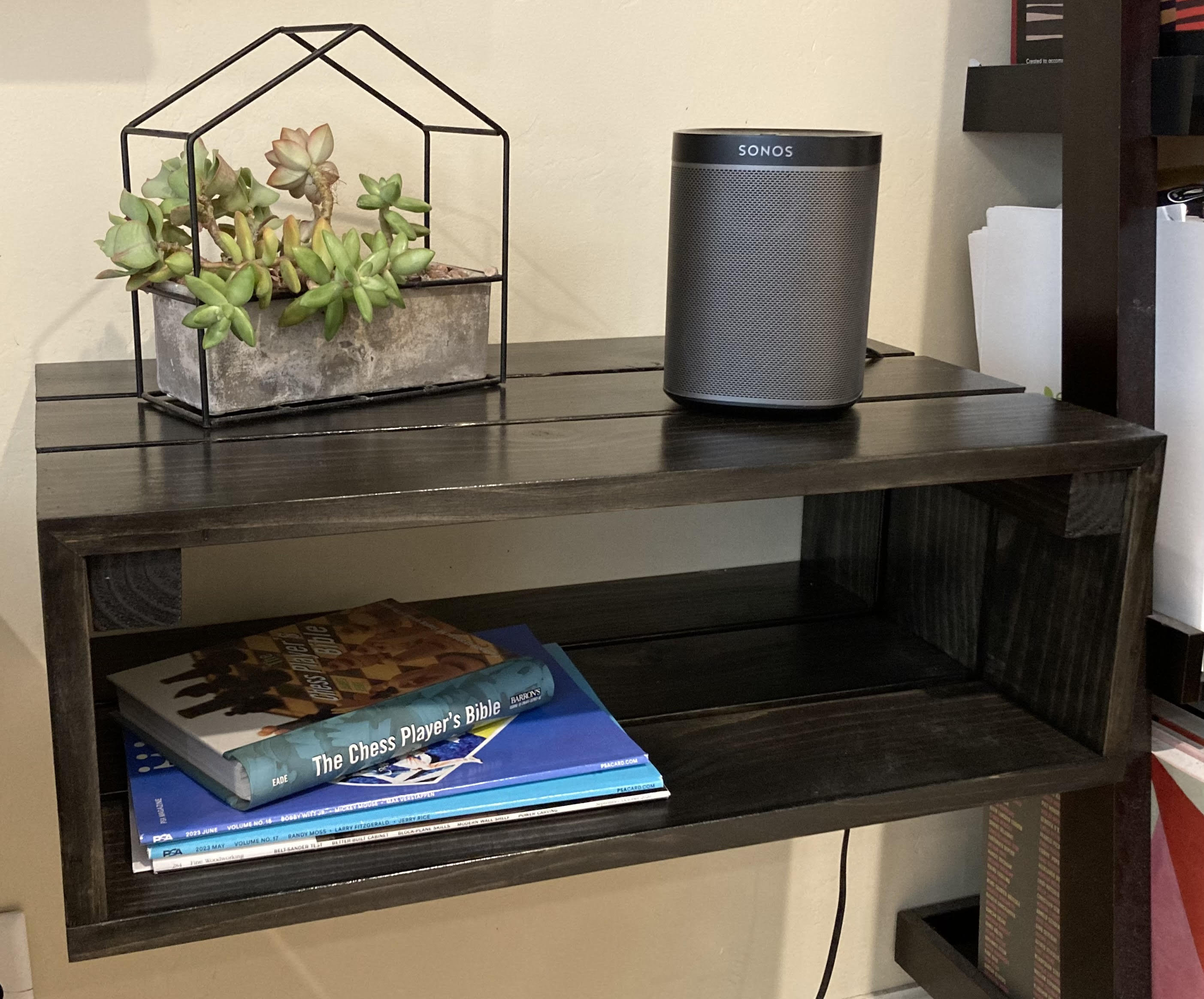 Floating Shelf Nightstand Set (2) Wood Shelves - Etsy