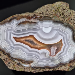 Mexican Laguna Agate, Alianza Claim, Polished Display Specimen, Full ...
