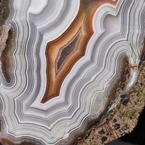 Mexican Laguna Agate, Alianza Claim, Polished Display Specimen, Full ...