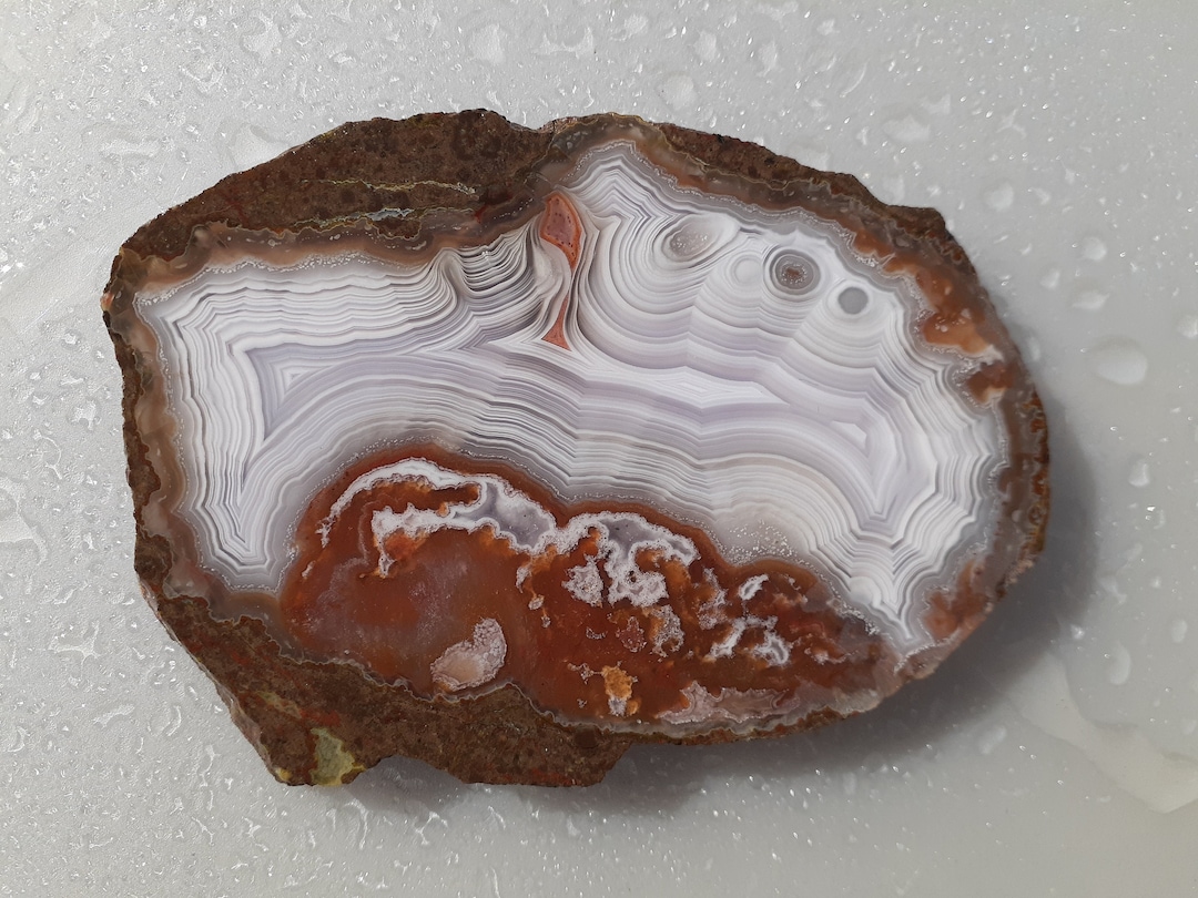Laguna Agate Slab, Top Quality Unpolished Mexican Agate With Parallax ...