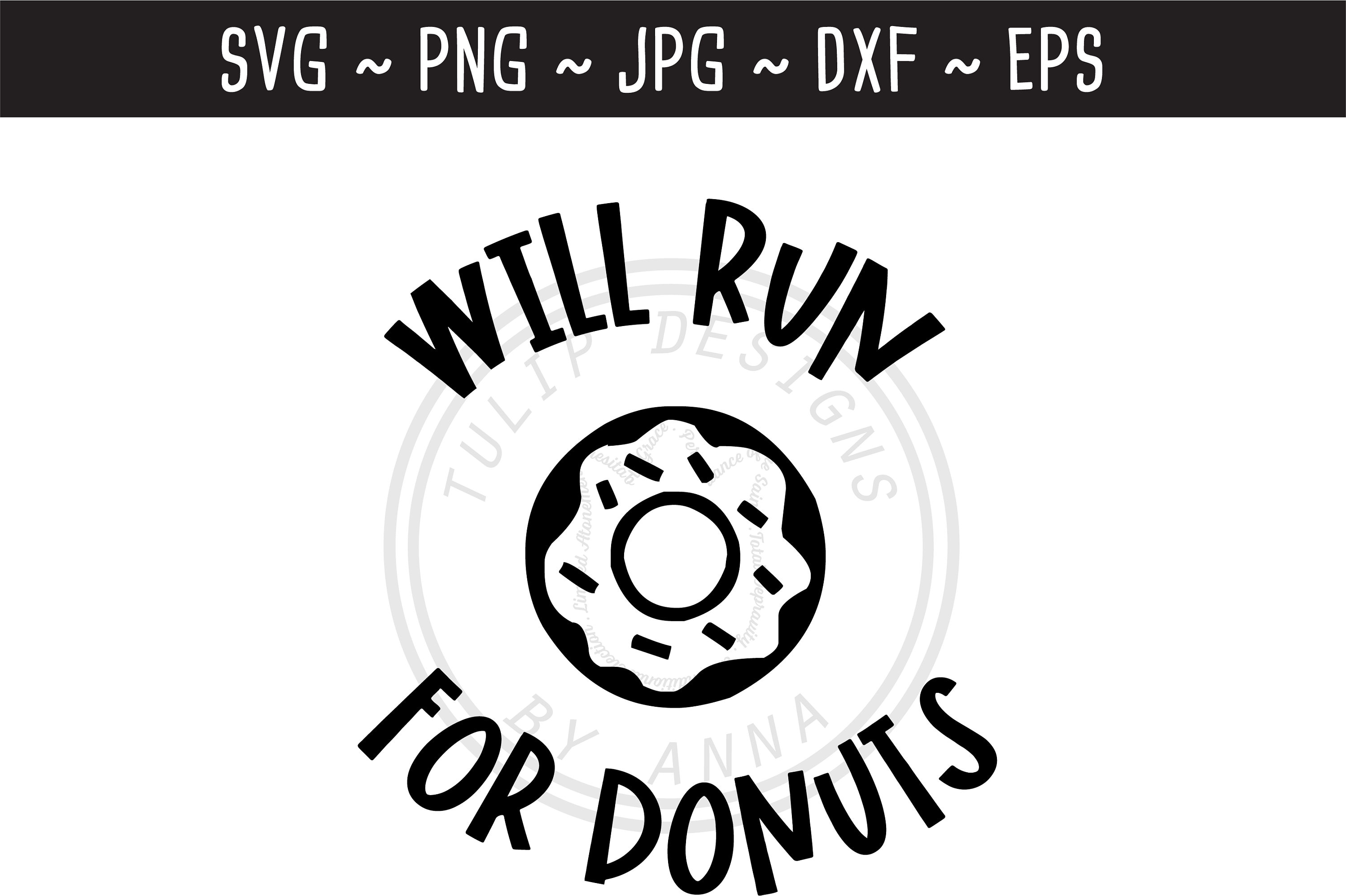 Will Run for Donuts SVG / Runner SVG / Funny Running SVG / Workout Svg ...