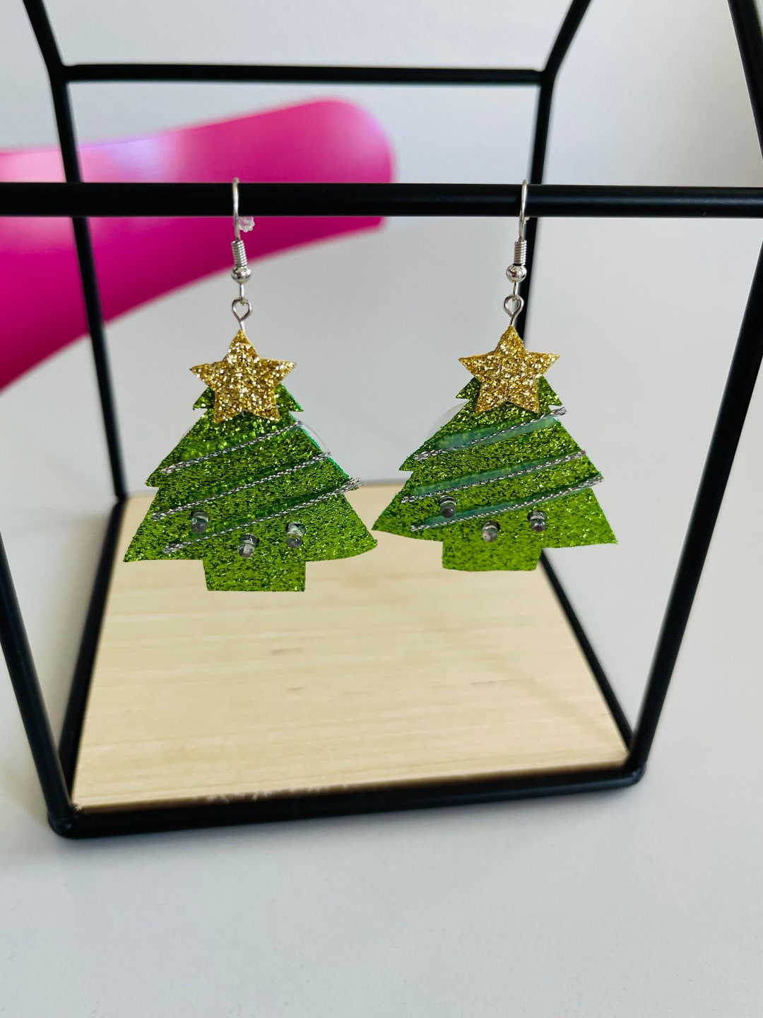 LED Earrings Christmas Tree LED Earrings Christmas Glowing Earrings ...