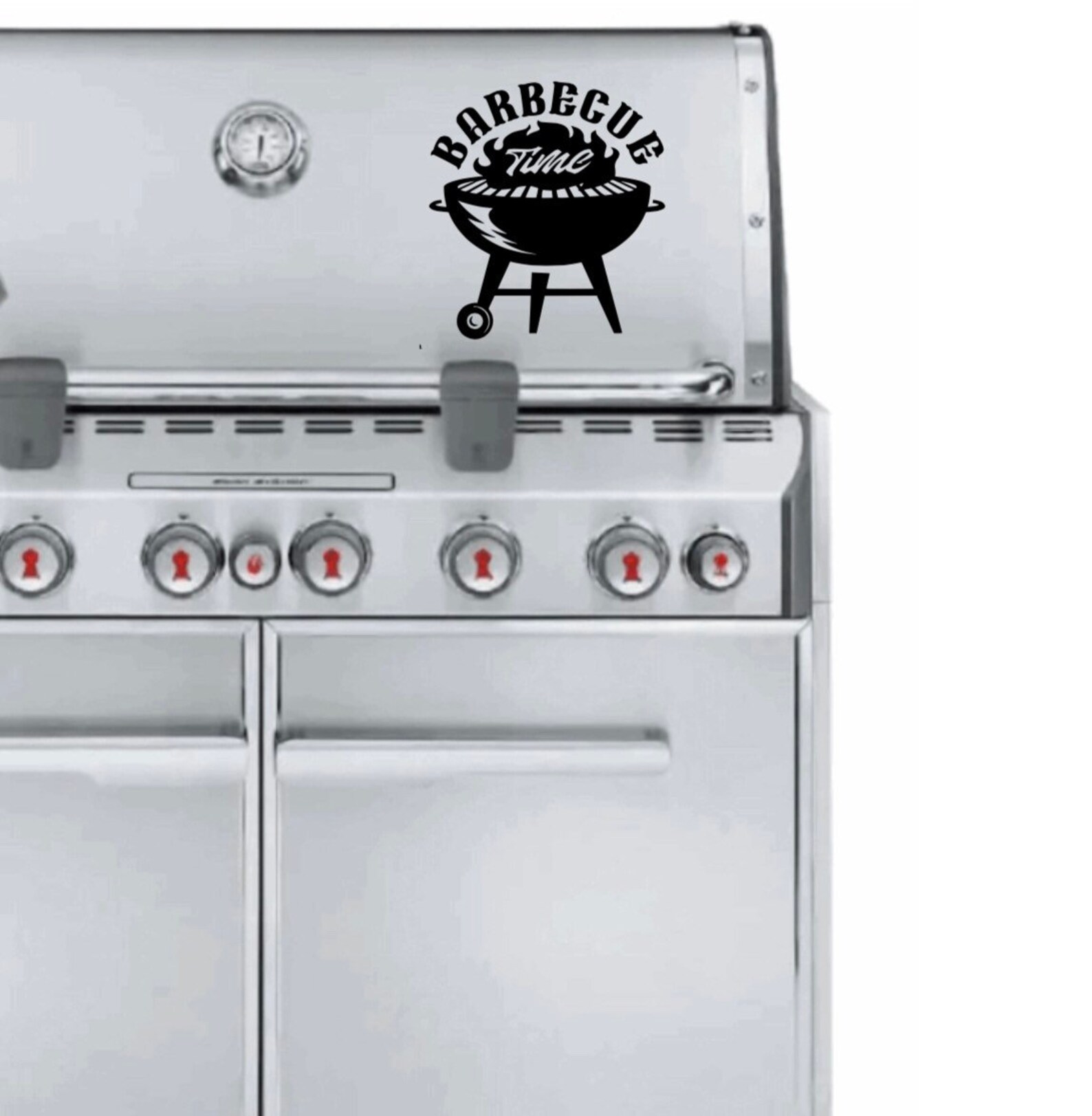 Barbecue Time Outdoor Grill Decal Grilling Sticker for Smoker | Etsy