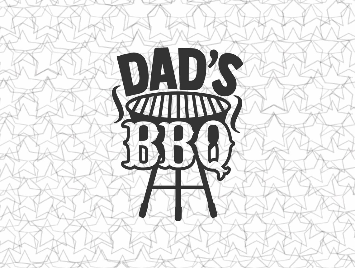Dads Bbq Grill Decal Grilling Sticker for Smoker Cooking Grill - Etsy ...