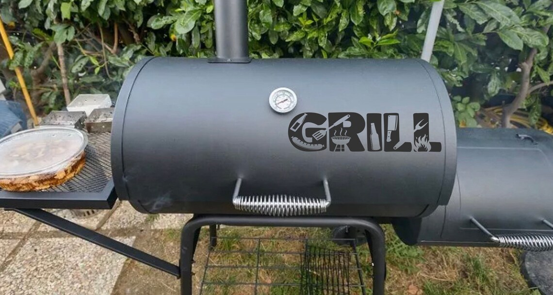 Grill Grill Decal Grilling Sticker for Smoker Cooking Grill - Etsy
