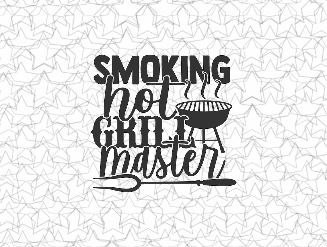 Smoking Hot Grill Master Grill Decal Grilling Sticker for - Etsy