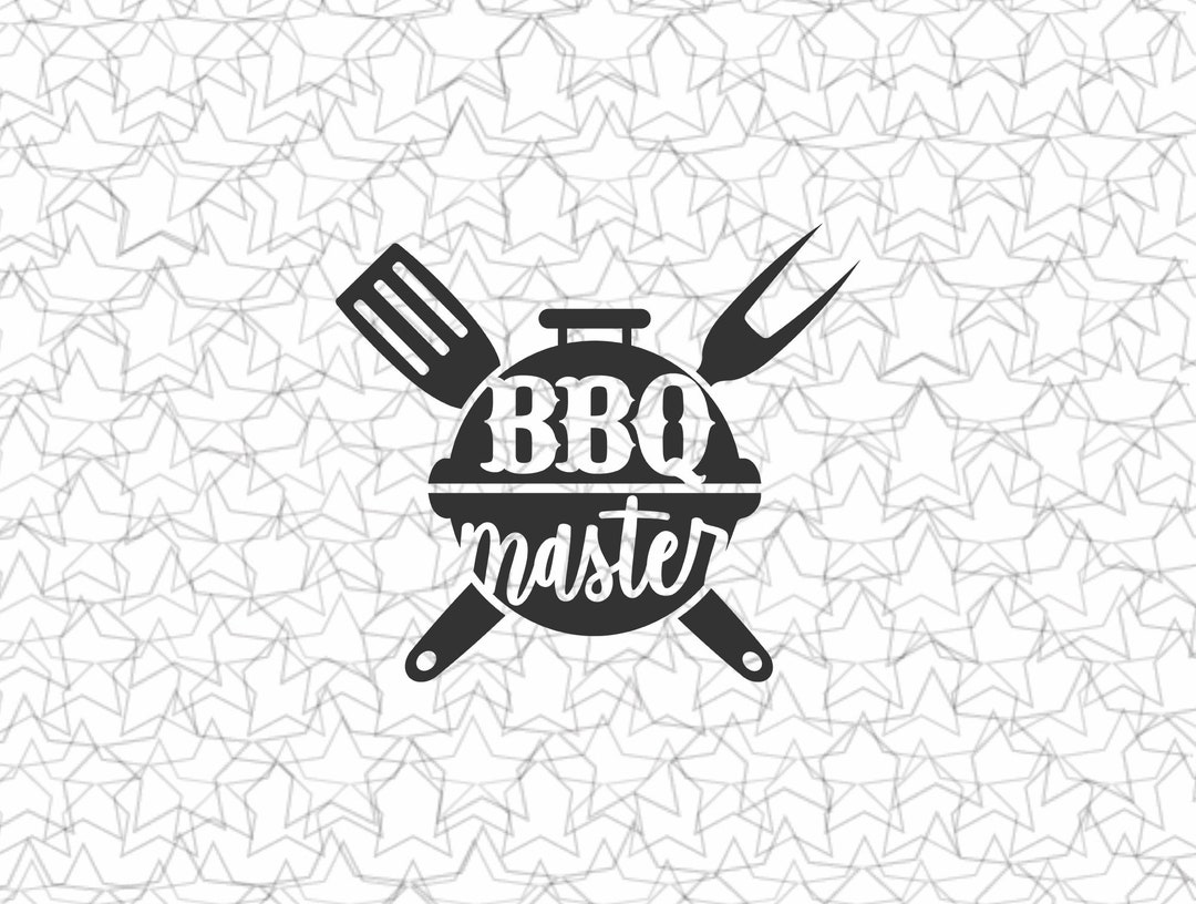 Bbq Master Outdoor Grill Decal Grilling Sticker for Smoker Cooking ...
