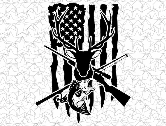 Fishing Hunting Decal Vinyl Sticker Tattoo Loving Camping for | Etsy