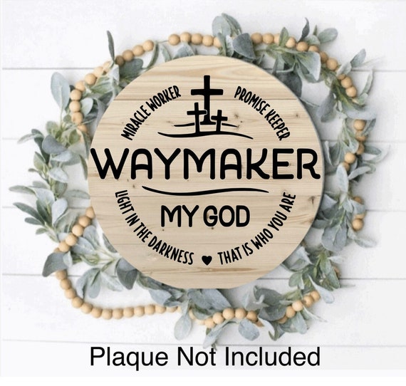 Way Maker Christian Decal Sticker Art Tattoo Way Maker | Etsy