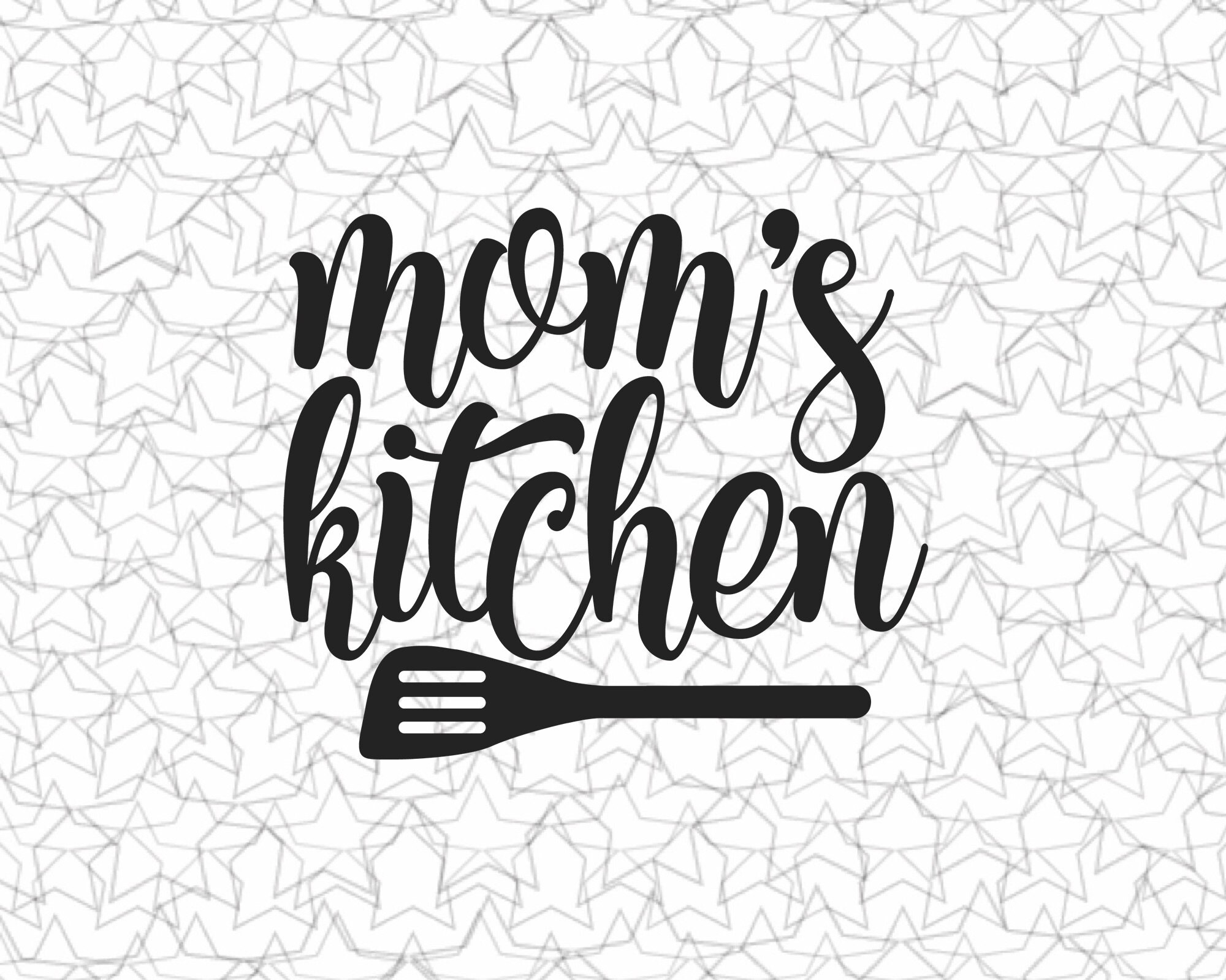 Mom's Kitchen Wall Decal Vinyl Sticker Tattoo for Windows - Etsy
