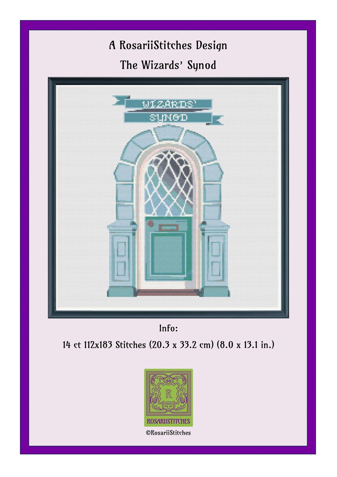 Wizards' Synod Cross Stitch Pattern: Fantasy High Fan Art (PDF Pattern ...