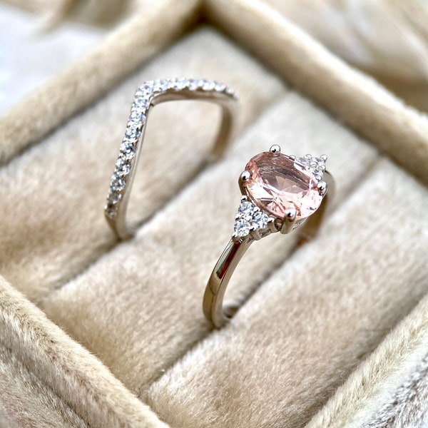 Wishbone Bridal Ring - Etsy