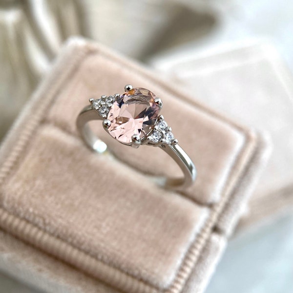 Pink Morganite Ring - Etsy