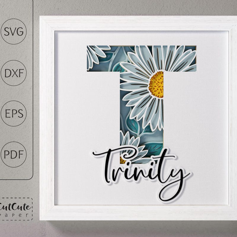 Monogram Letter T - Etsy