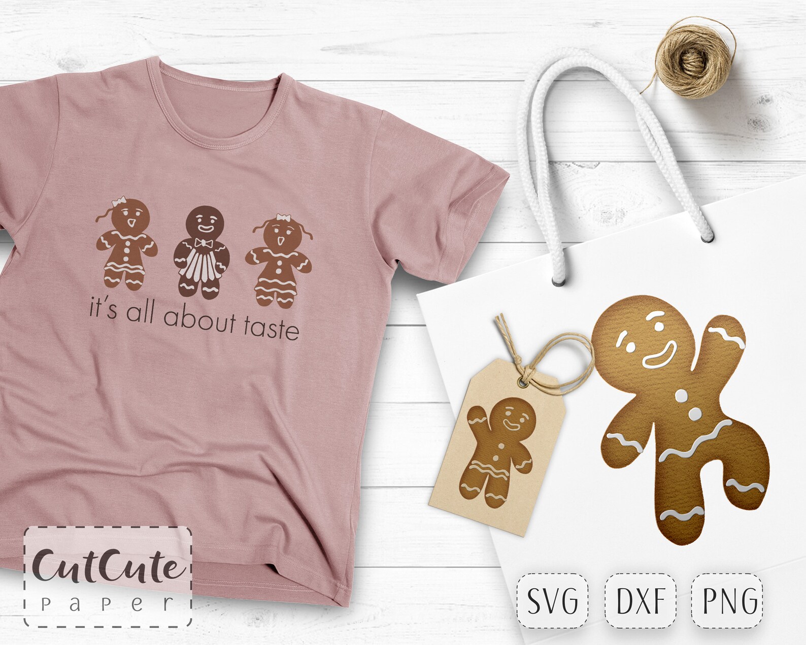 Gingerbread Man SVG Christmas SVG Gingerbread Folk HTV Cut - Etsy