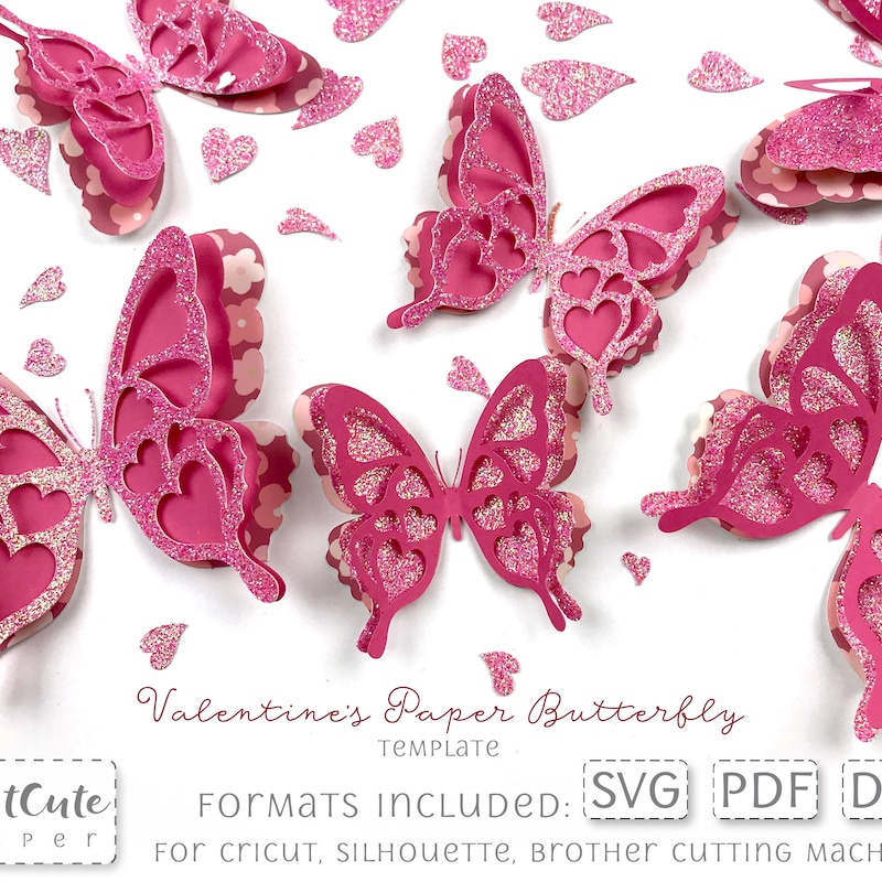 Butterfly Valentine - Etsy
