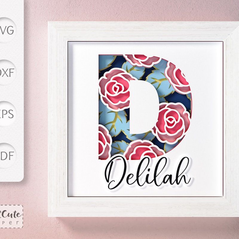 Monogram Letter D - Etsy