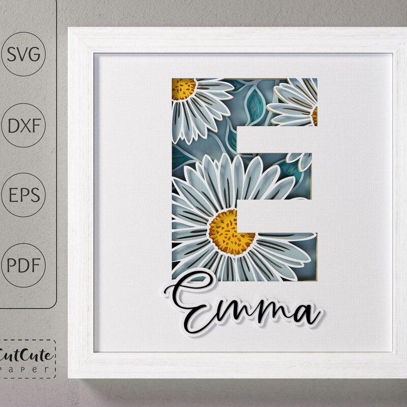 E Monogram - Etsy