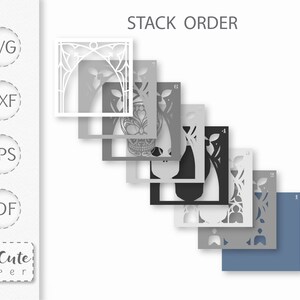 Gothic Skull Shadow Box SVG Template: Halloween Paper Cut Wall Art - Etsy