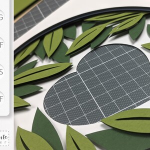 Family Name Shadow Box SVG Template: 3D Layered Paper Cut Wall Art - Etsy