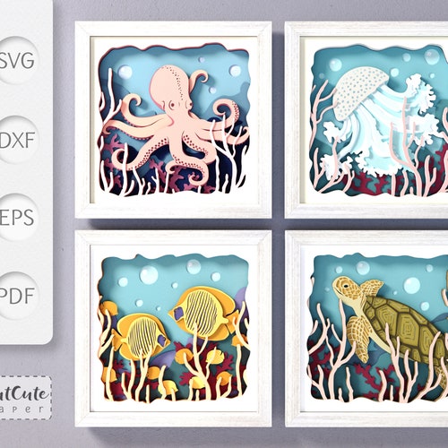 3d Sea Turtle Shadow Box Svg 3d Turtle Shadow Box Svg - Etsy Canada