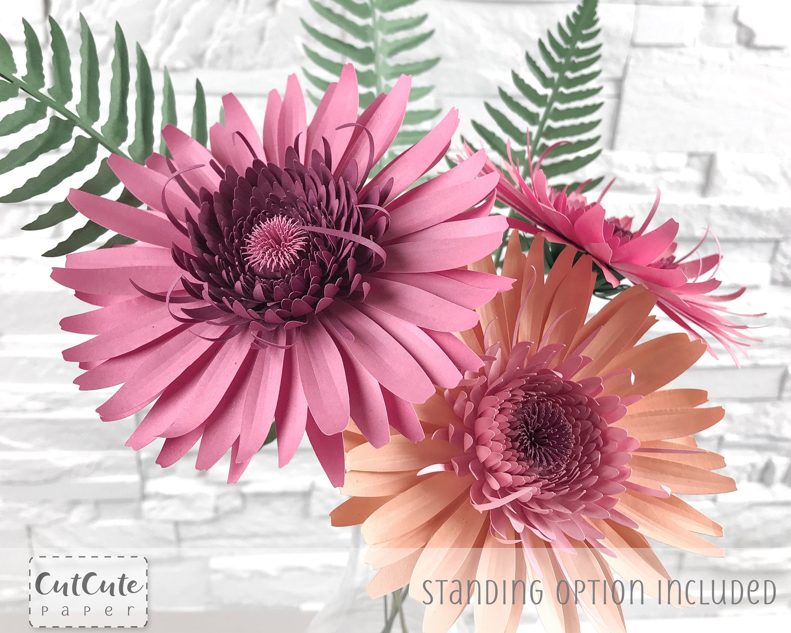 Gerbera Daisy SVG Cut File for Cricut Silhouette Cameo and - Etsy UK