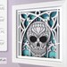 Gothic Skull Shadow Box SVG Template: Halloween Paper Cut Wall Art - Etsy