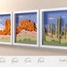 Arizona Desert Shadow Box SVG: Southwest Landscape Papercut Template - Etsy