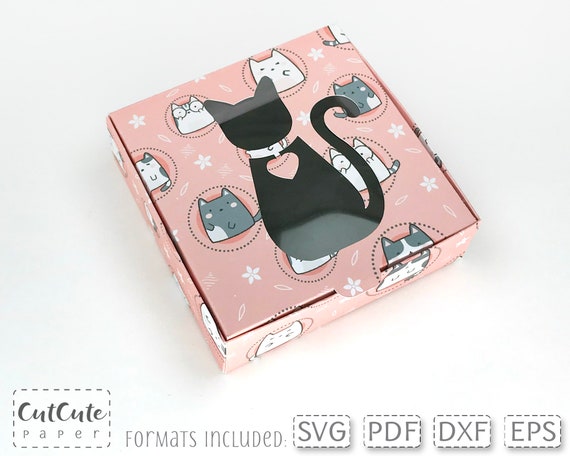 Cat Window Box Template Cat Treats Box Pet Accessories | Etsy