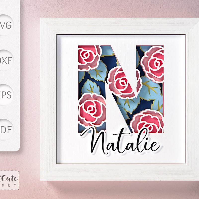 Monogram Letter N - Etsy
