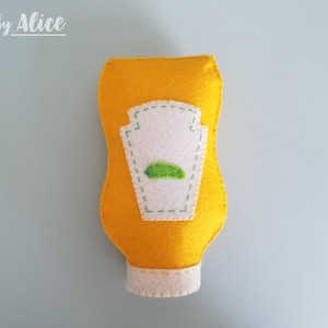 Felt Mustard Pattern Download, Digital Downloadable Food Pattern ...